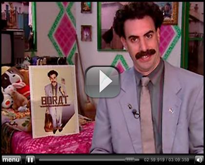Jagshemash Borat ! L'interview complétement barrée... - CinéSérie