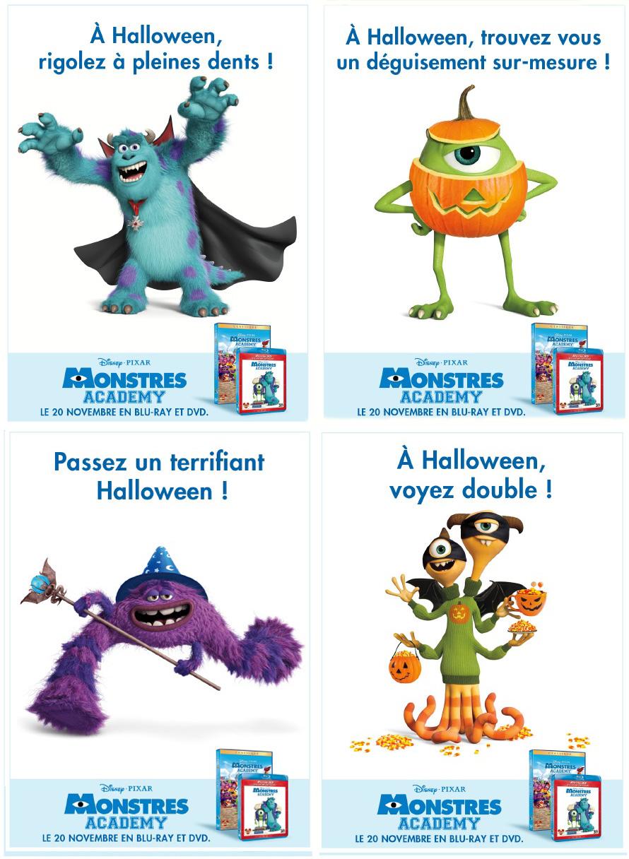 La Monstres Academy vous souhaite un joyeux Halloween ! (Affiches ...